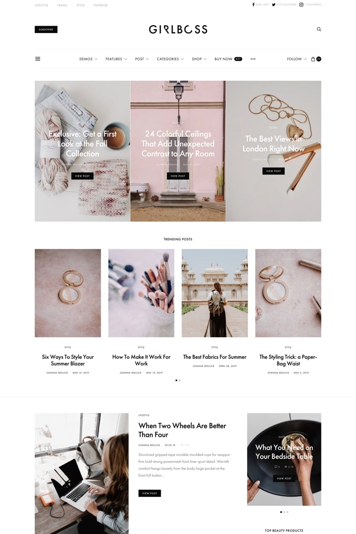 Authentic - Lifestyle Blog & Magazine WordPress Theme