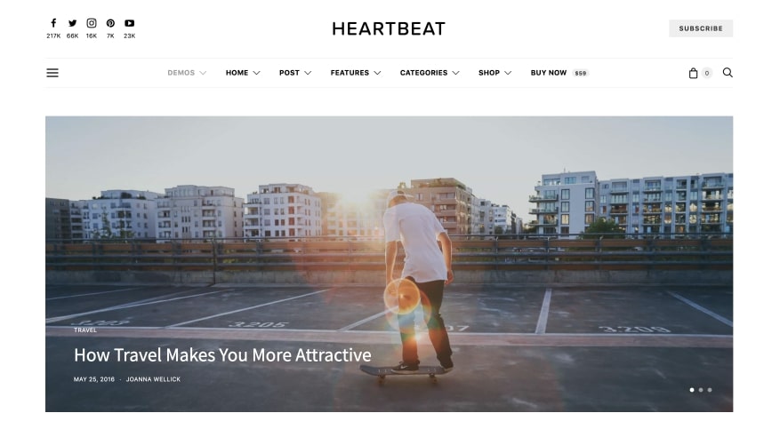 Authentic - Lifestyle Blog & Magazine WordPress Theme