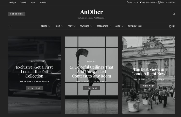 Authentic - Lifestyle Blog & Magazine WordPress Theme